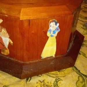 HANDMADE, DISNEY | Kitchen | Vintage All Wooden Handmade Disney Snow ...